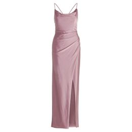 Vera Mont Abendkleid figurbetont Damen Gr&ouml;&szlig;e 34 altrosa Winterkleid