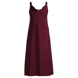 Vera Mont Abendkleid mit Spitzeneinsatz Damen Gr&ouml;&szlig;e 40 dunkelrot Winterkleid