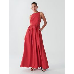 BWLDR Kleid 'SONA MAXI DRESS' Damen Gr&ouml;&szlig;e 38 rot Winterkleid