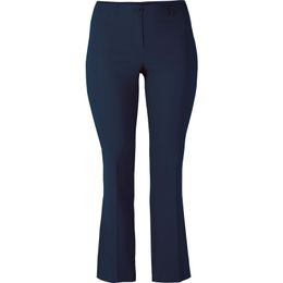 sheego Damen Bengalinhose in Bootcut-Form, marine, Gr&ouml;&szlig;e 116