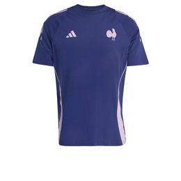 adidas Performance Trikot 'Frankreich' Herren Größe M dunkelblau / rosa / offwhite