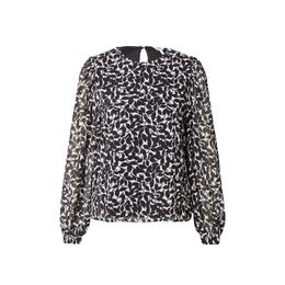 Object Bluse 'OBJMILA' Damen Gr&ouml;&szlig;e XS grau / schwarz