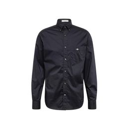 Gant Button Up Shirt male Black size 3XL