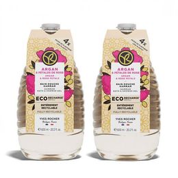 Yves Rocher - Nachfüllpack Duo Duschgel Argan & Rosenblüten
