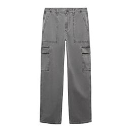 Mango Cargo Jeans female Grey size 38