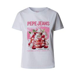 Pepe Jeans Shirt "Ryoko" in Weiß - 39% | Größe L | Damen-tops
