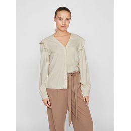 Vila Bluse in Creme - 70% | Gr&ouml;&szlig;e 38 | Damen-blusen