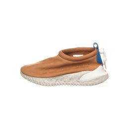 Nike Sportswear Leder-Slipper "Nike X Undercover Moc Flow" in Hellbraun/ Blau - 80% | Gr&ouml;&szlig;e 38 | Damen-schuhe-halbschuhe