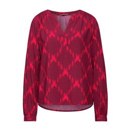 Street One Langarmbluse in Beet Red | Gr.: 42