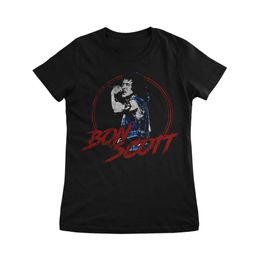 ACDC AC/DC Shirt "Bon Scott Live Girly Tee" in Schwarz | Gr.: XL