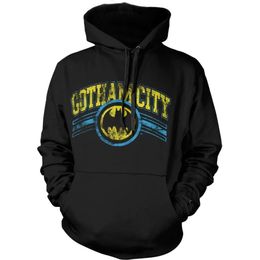 Batman Hoodie "Gotham City Big Tall Hoodie" in Schwarz | Gr.: 5XL