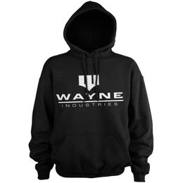 Batman Hoodie "Wayne Industries Logo Big Tall Hoodie" in Schwarz | Gr.: 5XL