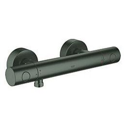 Grohe Grohtherm 1000 Brausethermostat 34065AL2 Cosmopolitan, hard graphite gebürstet, Aufputz