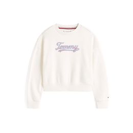Tommy Hilfiger Sweatshirt M&auml;dchen Gr&ouml;&szlig;e 128 lavendel / wei&szlig;