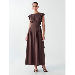 Willa Kleid 'LECIA MIDI DRESS' Damen Gr&ouml;&szlig;e 40 braun Winterkleid