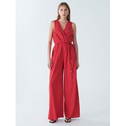 BWLDR Jumpsuit 'SPARKLE JUMPSUIT' Damen Größe M rot