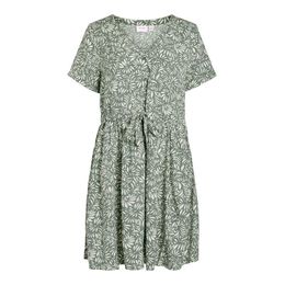 Vila Kleid 'ISE JANE' Damen Größe 46 grün / pastellgrün Winterkleid