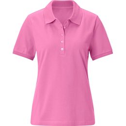 Heine Damen Poloshirt, Rosa, Gr. 48, T-Shirts, 100% Baumwolle