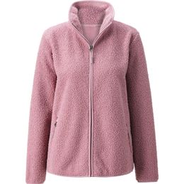 WITT Damen Fleecejacke mit Rei&szlig;verschluss-Taschen, mauve, Gr&ouml;&szlig;e 44
