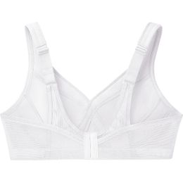 Glamorise Damen Sport-BH ohne B&uuml;gel mit nahtlosen Cups, wei&szlig;, Gr&ouml;&szlig;e 110H