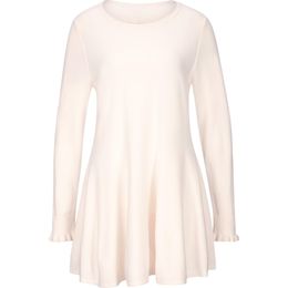 Heine Damen Longpullover, Natur, Gr. 42, Rundhals Pullover, Material: Viskose