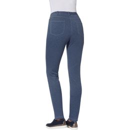 WITT Damen Hose innen w&auml;rmend angeraut, rauchblau-meliert, Gr&ouml;&szlig;e 42