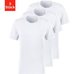 Bruno Banani Herren T-Shirt, wei&szlig;, Gr&ouml;&szlig;e L