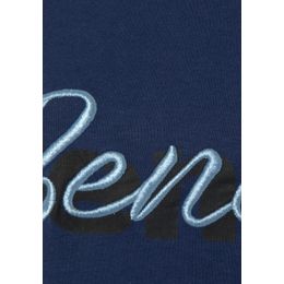 Bench. Loungewear Damen Kapuzensweatshirt, navy, Gr&ouml;&szlig;e 44/46