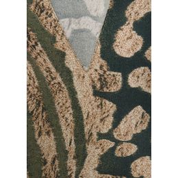 Lascana Sommerkleid, Braun, Gr. 44, Damen, Strandkleider, Material: Viskose