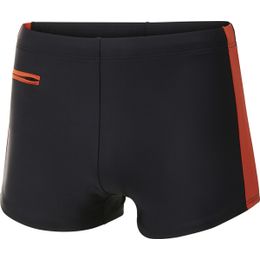 feel good Herren Badehose, schwarz-terra, Gr&ouml;&szlig;e 8