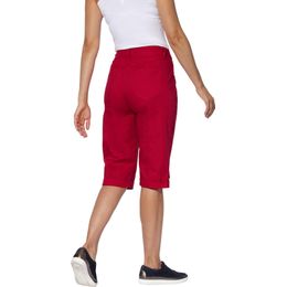 WITT Damen Bermudas mit Druckknopf am Bein, rot, Gr&ouml;&szlig;e 36