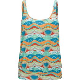 feel good Damen Tankini-Oberteil mit Ethno-Druck, topas-papaya-bedruckt, Gr&ouml;&szlig;e 40E