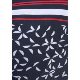 Lascana Damen B&uuml;gel-Tankini-Top, marine-bedruckt, Gr&ouml;&szlig;e 42E