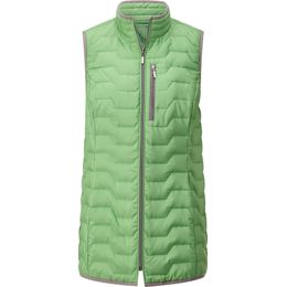 WITT Damen Steppweste aus recyceltem Polyester, apfel, Gr&ouml;&szlig;e 38