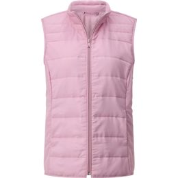 WITT Damen Steppweste mit leichter Wattierung, ros&eacute;, Gr&ouml;&szlig;e 44