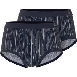 KINGsCLUB Herren Slip, marine-bedruckt, Gr&ouml;&szlig;e 9