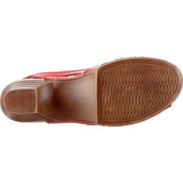 Gemini Damen Sandale mit Gummizug f&uuml;r leichten Einstieg, rot, Gr&ouml;&szlig;e 40