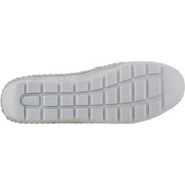 Gemini Damen Slipper, Silberfarben, Gr. 38, Mokassins & Slippers, Material: Glattleder