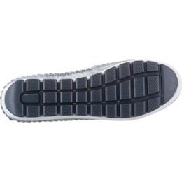 Gemini Damen Slipper, Blau, Gr. 37, Mokassins & Slippers, Material: Glattleder