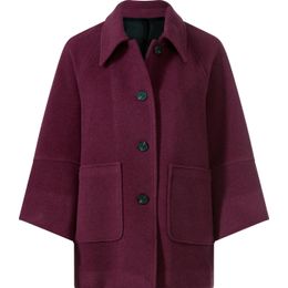 Heine Witt Damen Jacke mit weiten &Auml;rmeln, bordeaux, Gr&ouml;&szlig;e 42