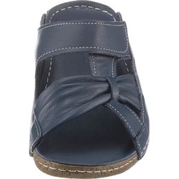 Andrea Conti Damen Pantolette in extra leichter Qualit&auml;t, royalblau, Gr&ouml;&szlig;e 38