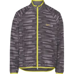 Catamaran Sports Herren Fahrradjacke mit R&uuml;ckentasche, schwarz-anthrazit, Gr&ouml;&szlig;e 48
