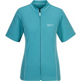 Catamaran Sports Damen Funktionsshirt mit 3-teiliger R&uuml;ckentasche, ozean, Gr&ouml;&szlig;e 36/38