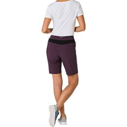 Catamaran Sports Damen Fahrradhose mit gepolsterter, abkn&ouml;pfbarer Innenhose, aubergine, Gr&ouml;&szlig;e 38