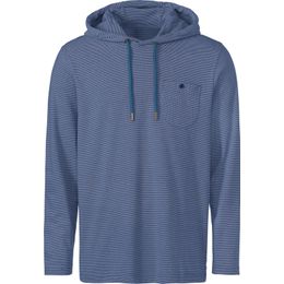 Marco Donati Herren Langarmshirt, jeansblau-meliert, Gr&ouml;&szlig;e 64/66