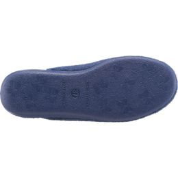 WITT Damen Pantoffel, blau + beige, Gr&ouml;&szlig;e 41