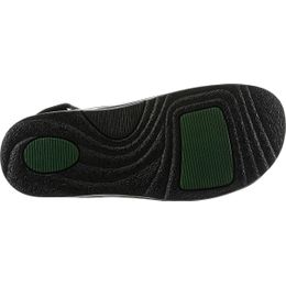 MUBB Damen Sandale, Schwarz, Gr. 40, Mode, Material: Glattleder