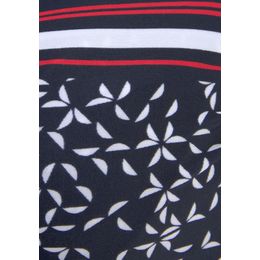 Lascana Damen B&uuml;gel-Tankini-Top, marine-bedruckt, Gr&ouml;&szlig;e 38C