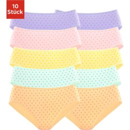 petite fleur by Lascana Damen Jazz-Pants Slips, lila, rosa, gelb, gr&uuml;n, orange, Gr&ouml;&szlig;e 36/38