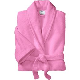 Plantier Damen Bademantel, Rosa, Gr. 40/42, Badem&auml;ntel & Morgenm&auml;ntel, Material: Baumwolle
